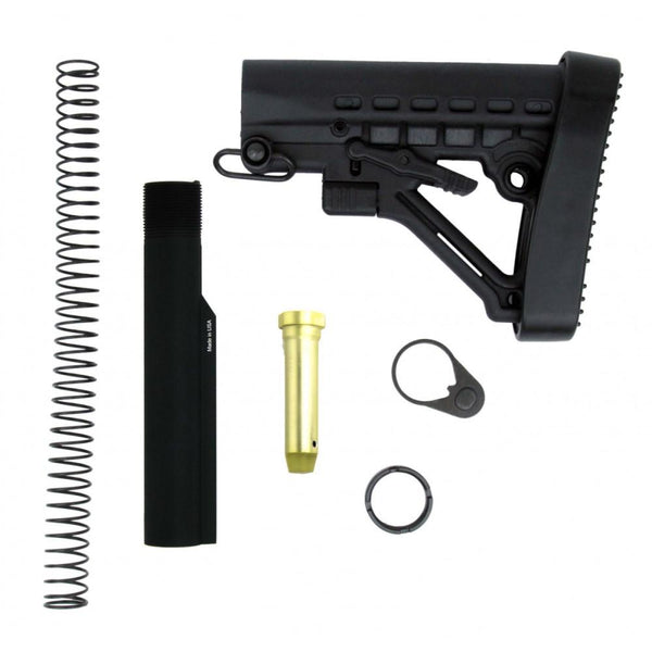 Tacfire AR-15 Mil Spec Buffer Tube Kit with QD Attachments | Complete ...